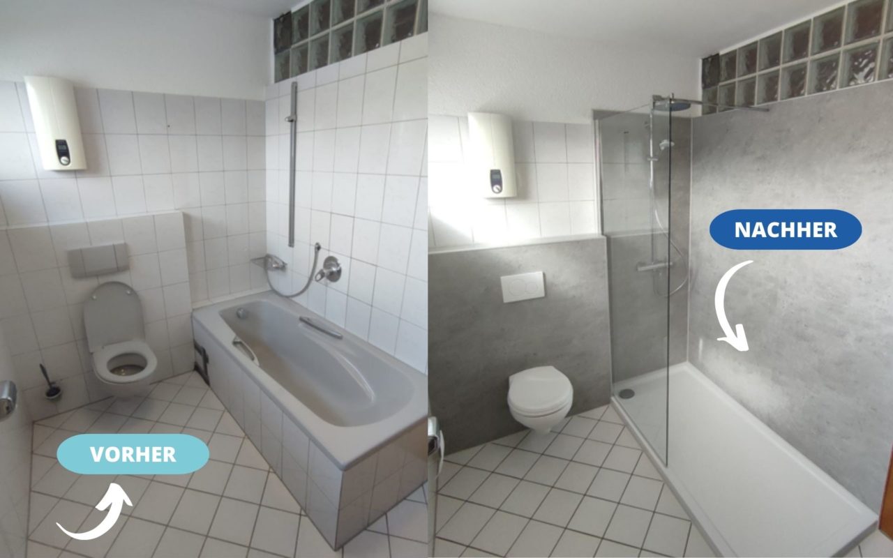 Stilvolle Badewanne Ersetzen Durch Dusche Bild